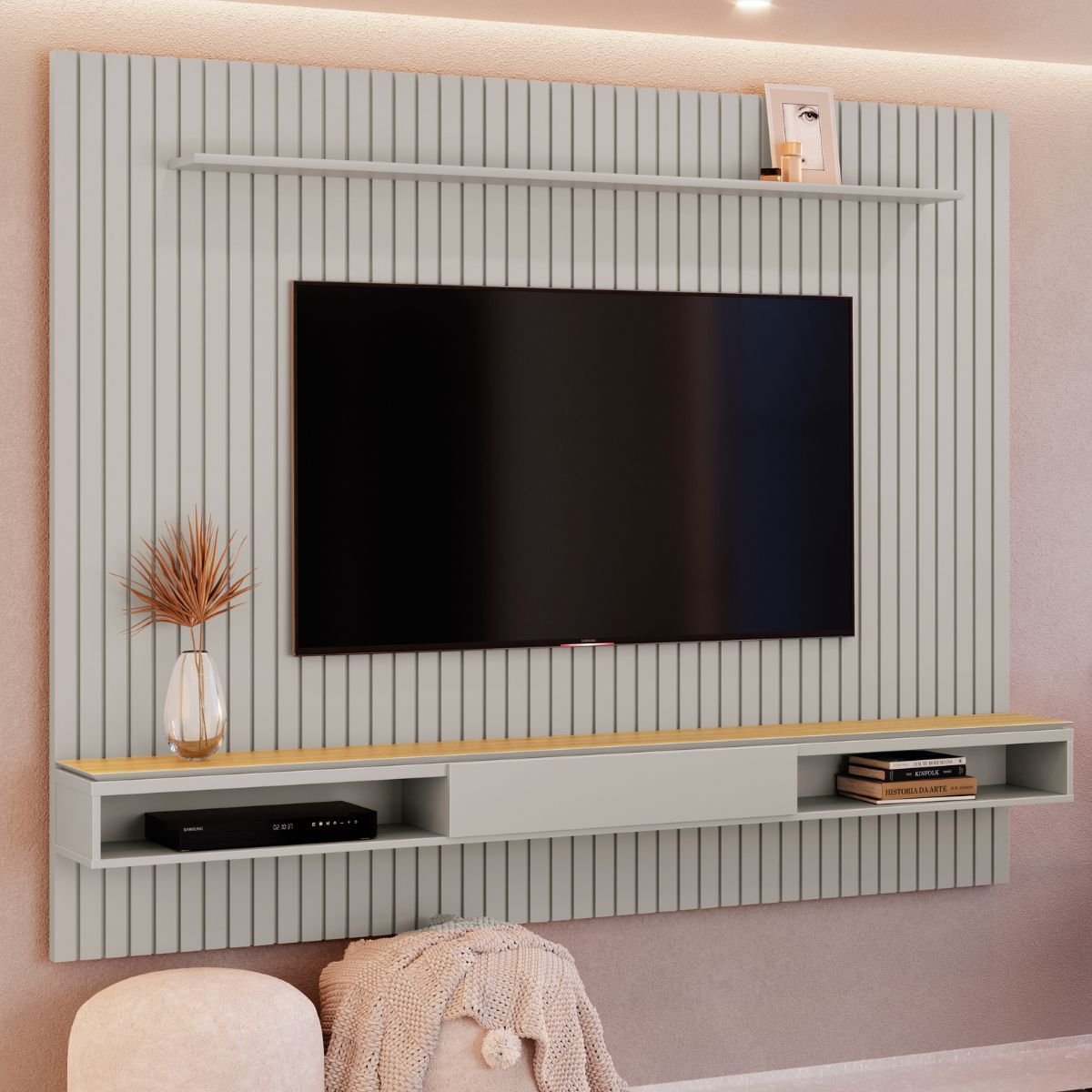 Home Suspenso Master 217cm com Nicho Universal Edn:fendi Freijo | MadeiraMadeira