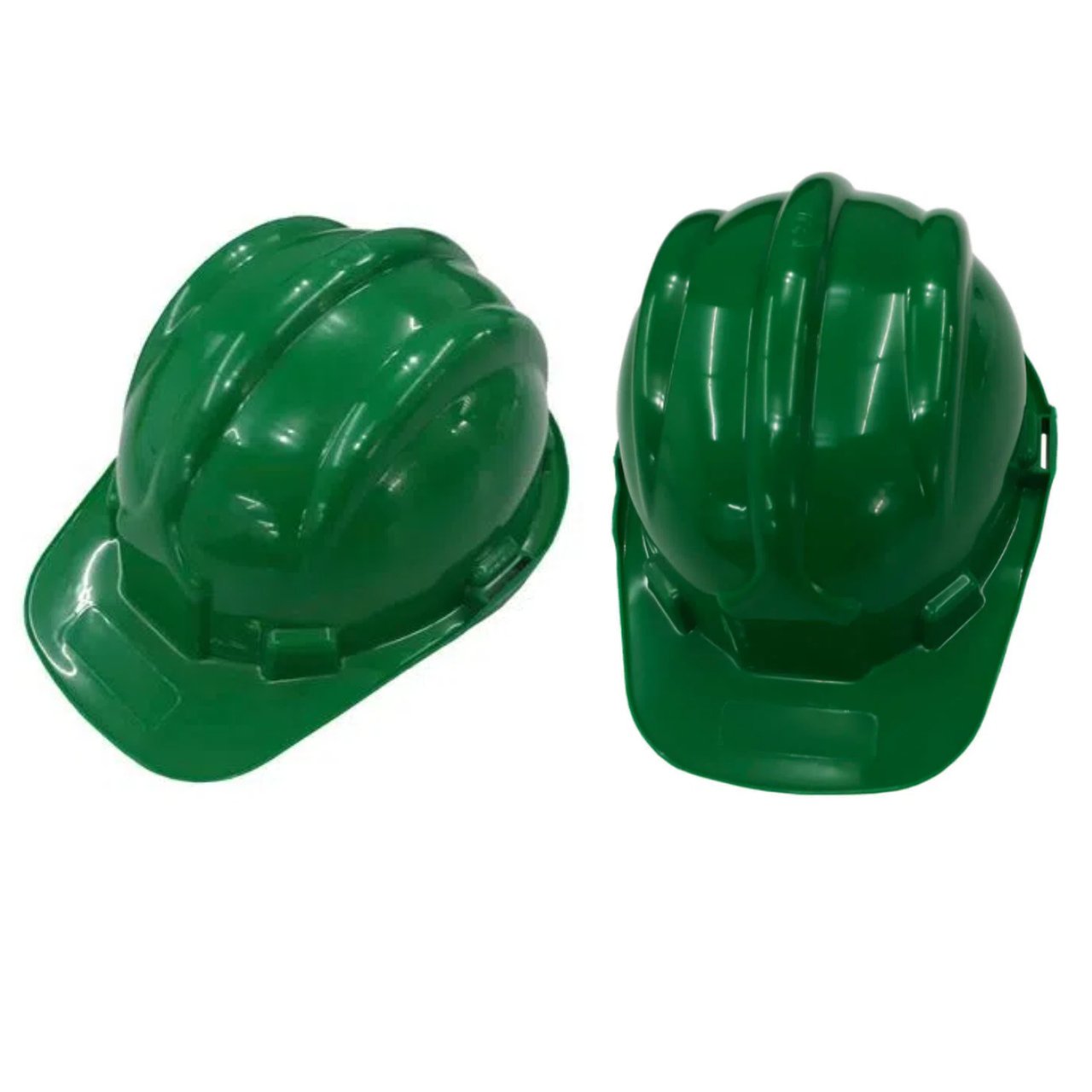 Capacete De Segurança Com Carneira para Obra Construção Civil - Verde ...
