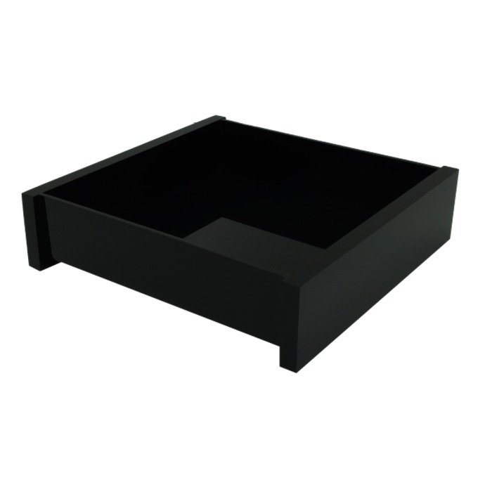 Bandeja Quadrada Decor Preto | MadeiraMadeira