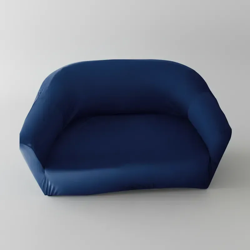 Capa Sofá Ferradura 2 Lugares:azul Marinho | MadeiraMadeira