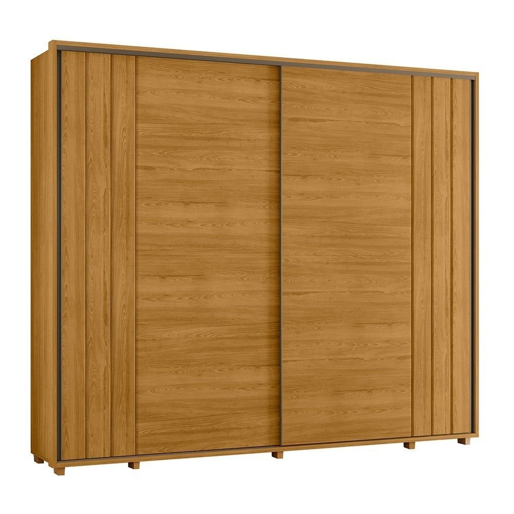 Guarda-roupa 278cm Dalí Casal com Cabideiro Extensível Amplo - Cumaru ...