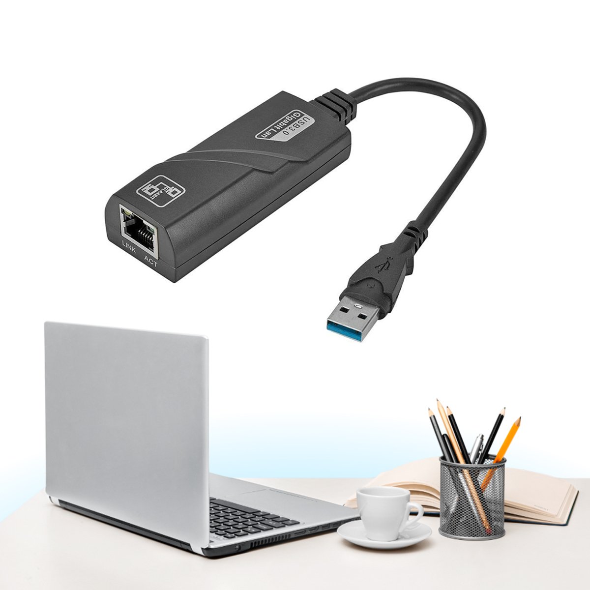 Adaptador de Internet Rj45 para Usb 3.0 - Conectividade | MadeiraMadeira