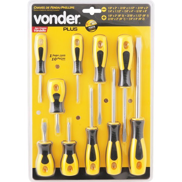 Kit Ferramentas Completo Vonder Eletricista 14pçs | MadeiraMadeira