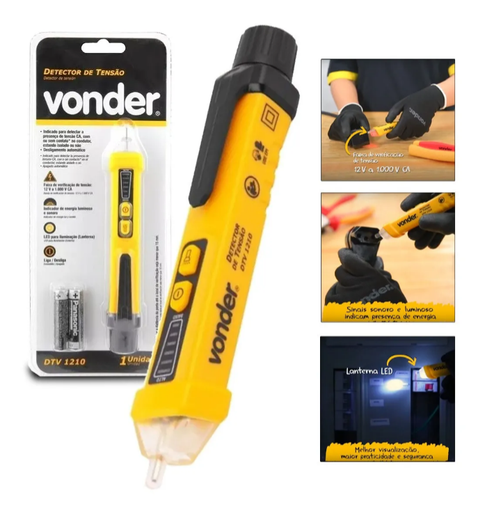 Kit Ferramentas Completo Vonder Eletricista 14pçs | MadeiraMadeira