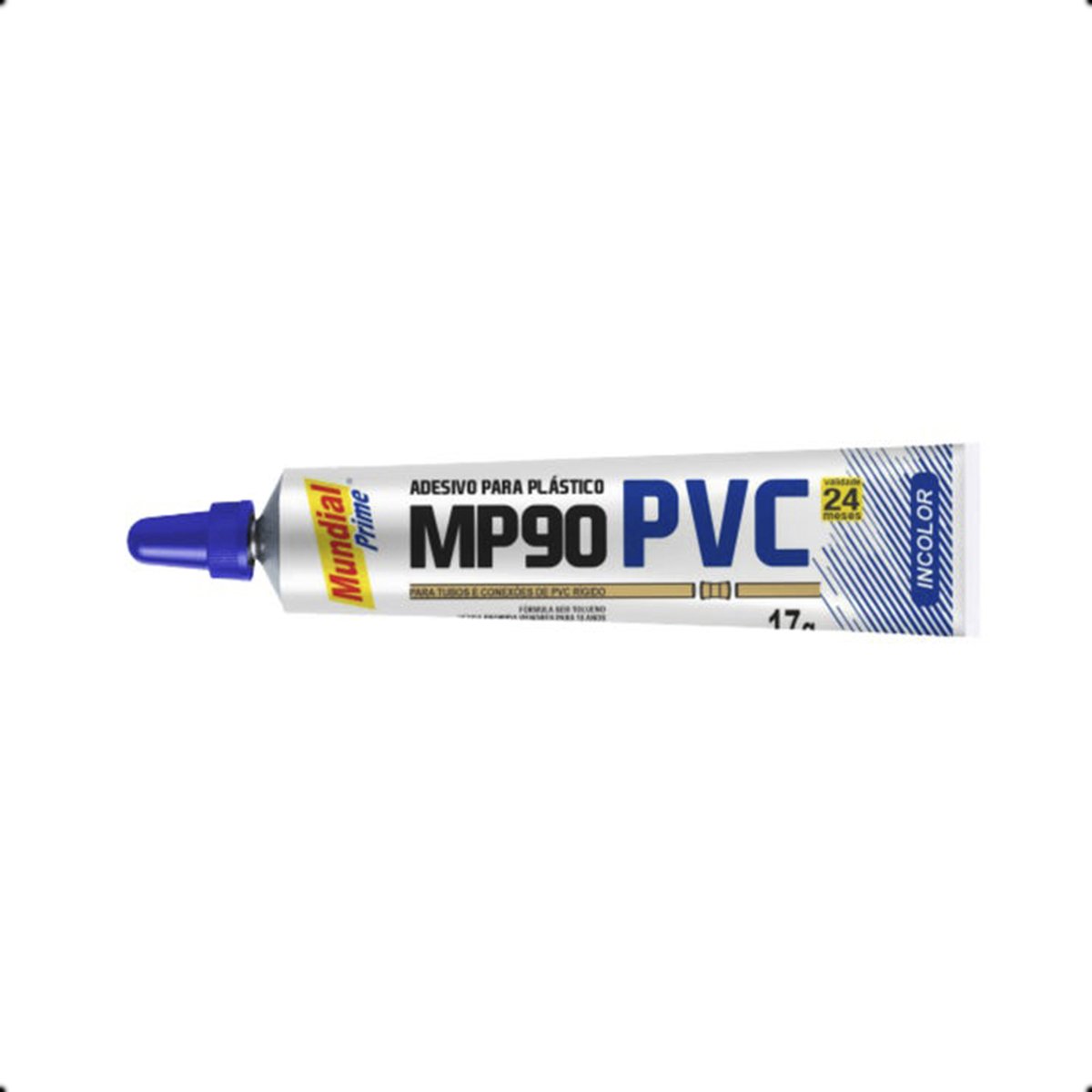 Cola Adesiva Pvc Incolor 17g Mp90 Mundial Prime | MadeiraMadeira