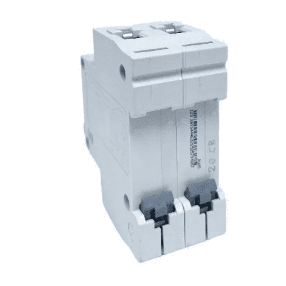 DISJUNTOR BIFÁSICO BIPOLAR MINI DIN CURVA C 5SJ1 SIEMENS:20A | MadeiraMadeira