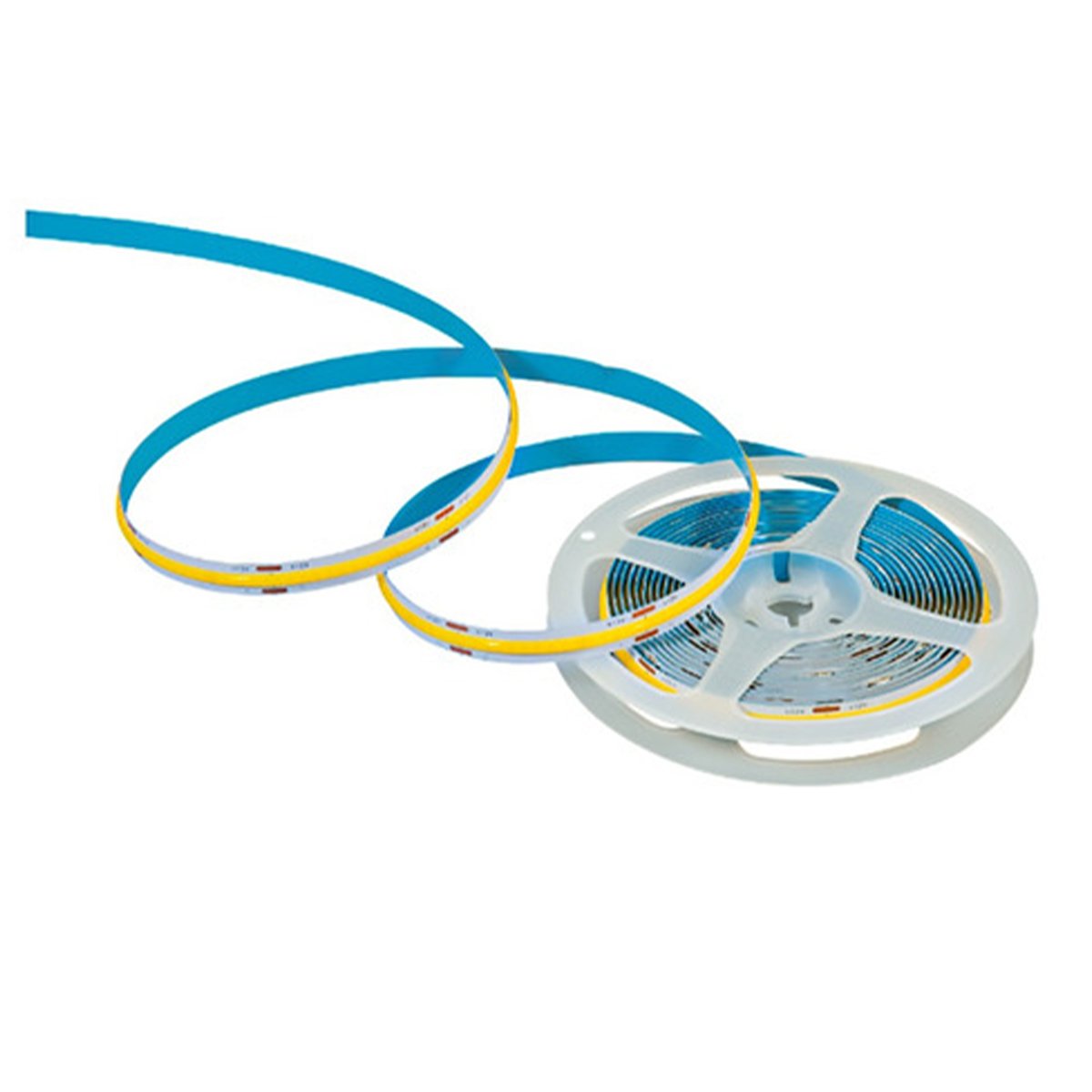 Fita LED COB 3000K 12v IP20 5 Metros Sala Loja Iluminaçao Profissional ...