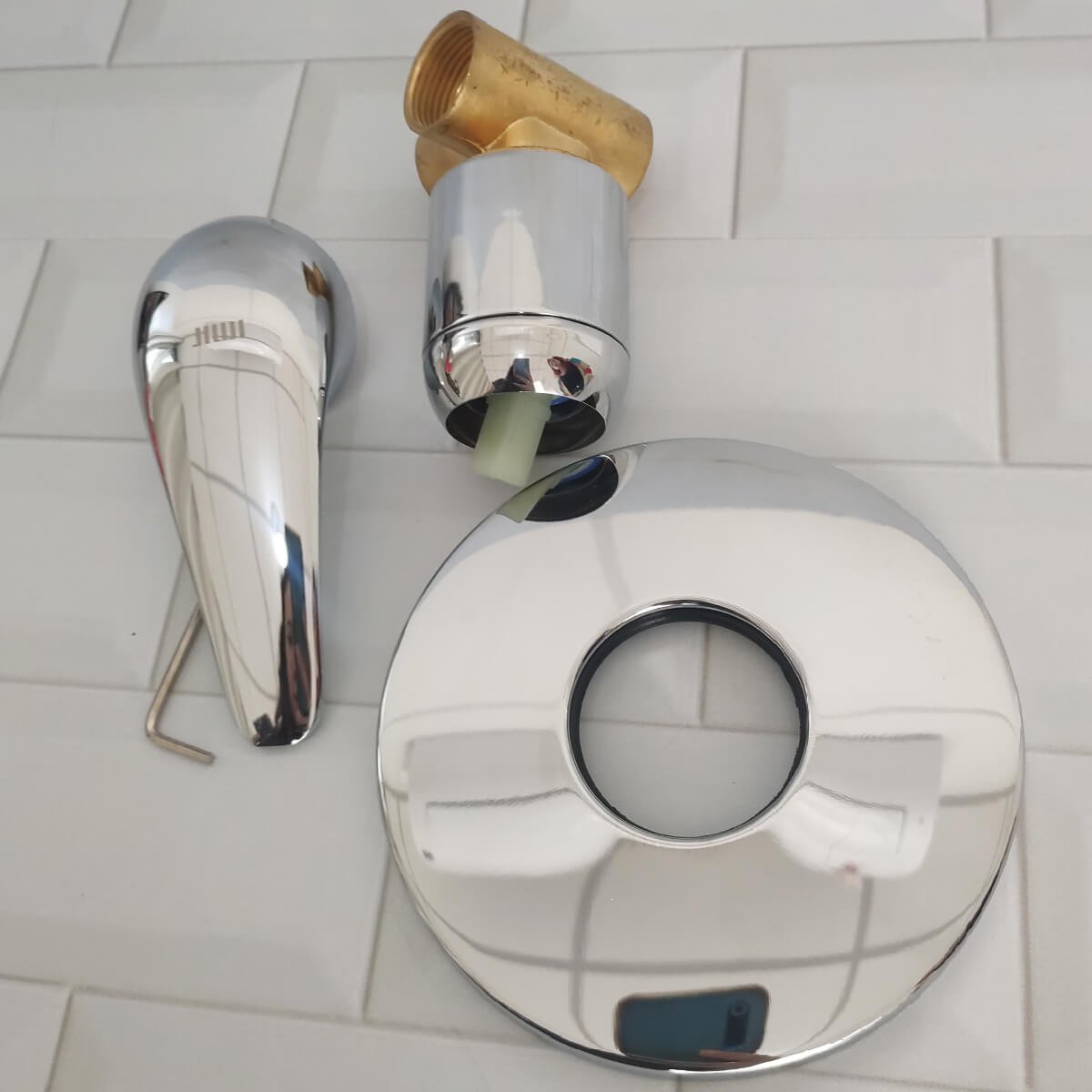 Base Misturador Monocomando 3/4 com Acabamento Registro de Chuveiro ...