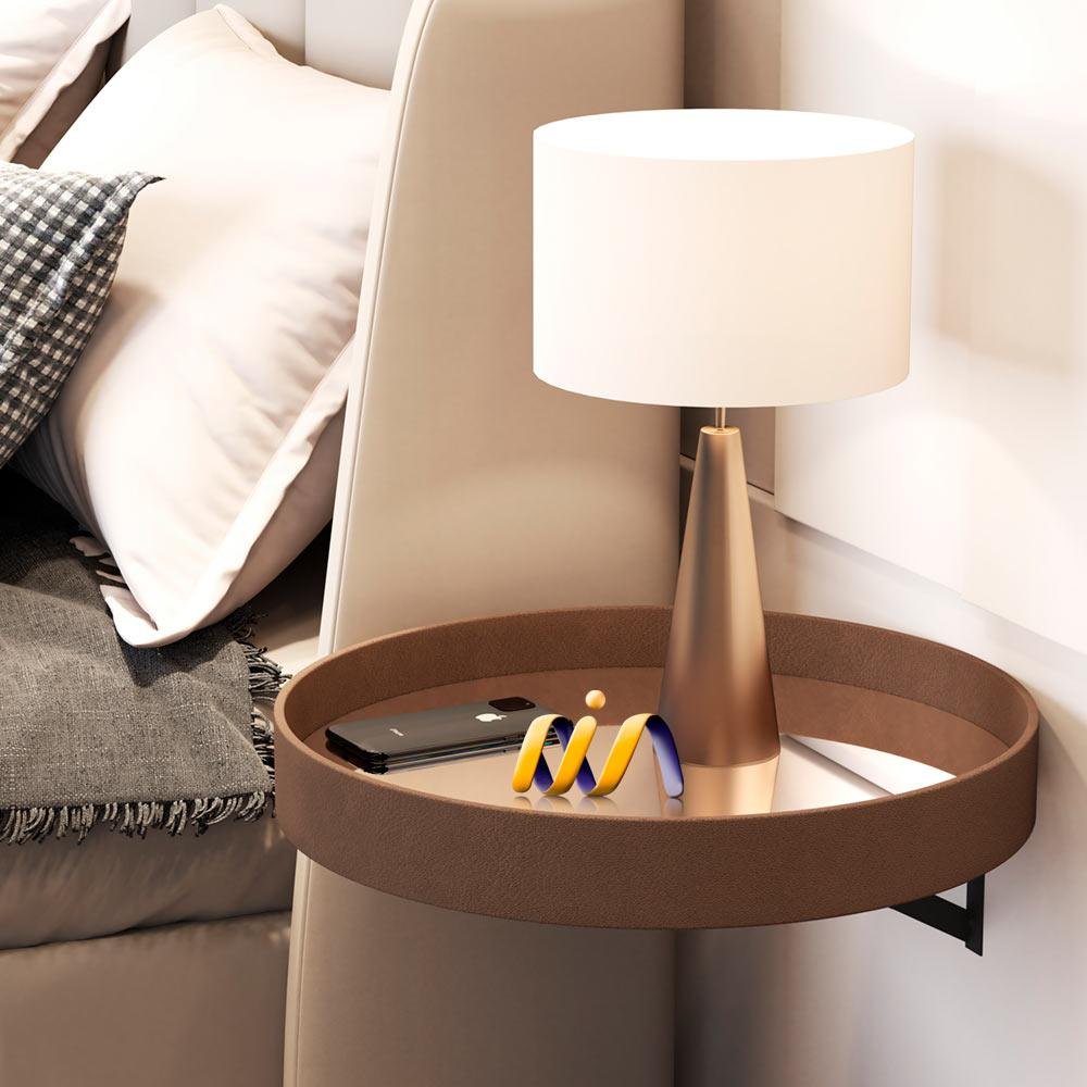 Mesa De Cabeceira Suspensa Com Espelho 1155 Luxo JB Bechara ...