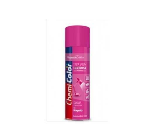 Tinta Spray Chemicolor Luminosa Magenta 400ml | MadeiraMadeira