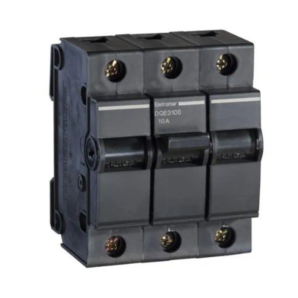 Disjuntor Nema Tripolar 10A Eletromar 10A 3P | MadeiraMadeira