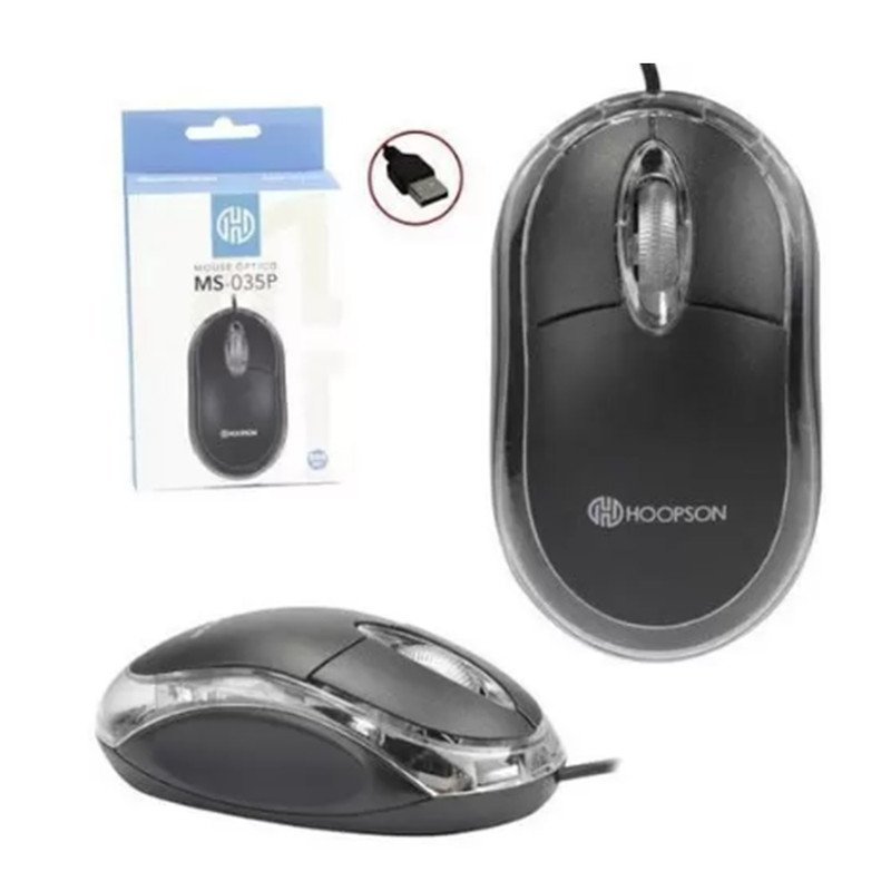Mouse Usb Hoopson Mauser para Notebook e Pc Mausi | MadeiraMadeira