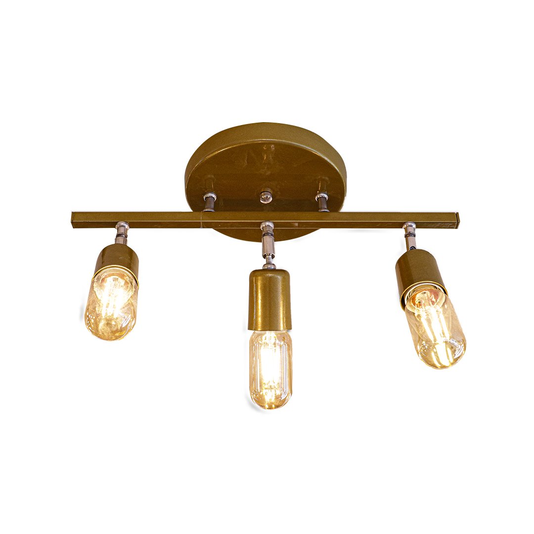 TRILHO SPOT ARTICULADO DOURADO P - Dourado | MadeiraMadeira