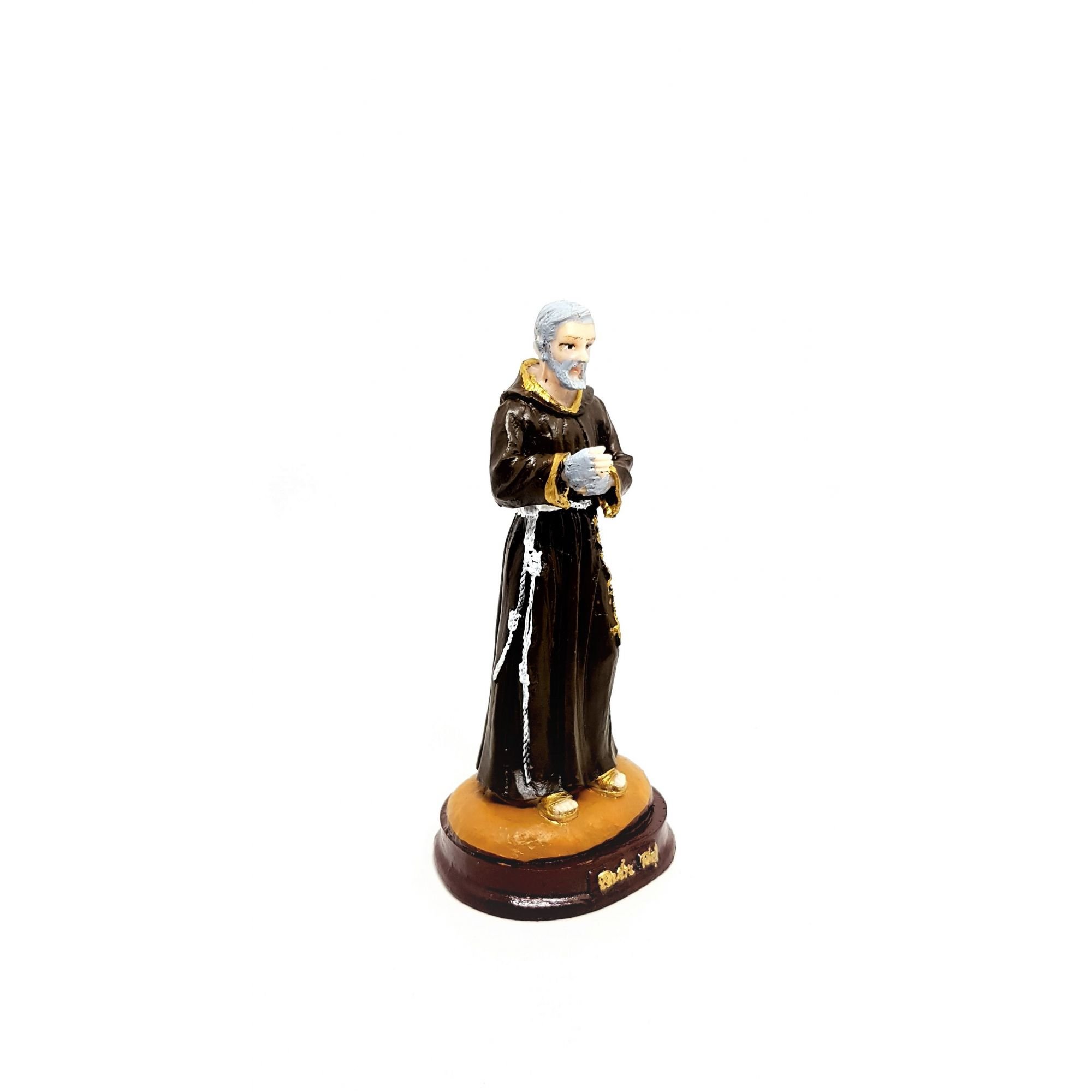 Imagem de Padre Pio 15 cm | MadeiraMadeira