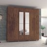 Guarda Roupa Casal 6 Portas com Espelho Elegance 1003780 Imbuia Rustico ...