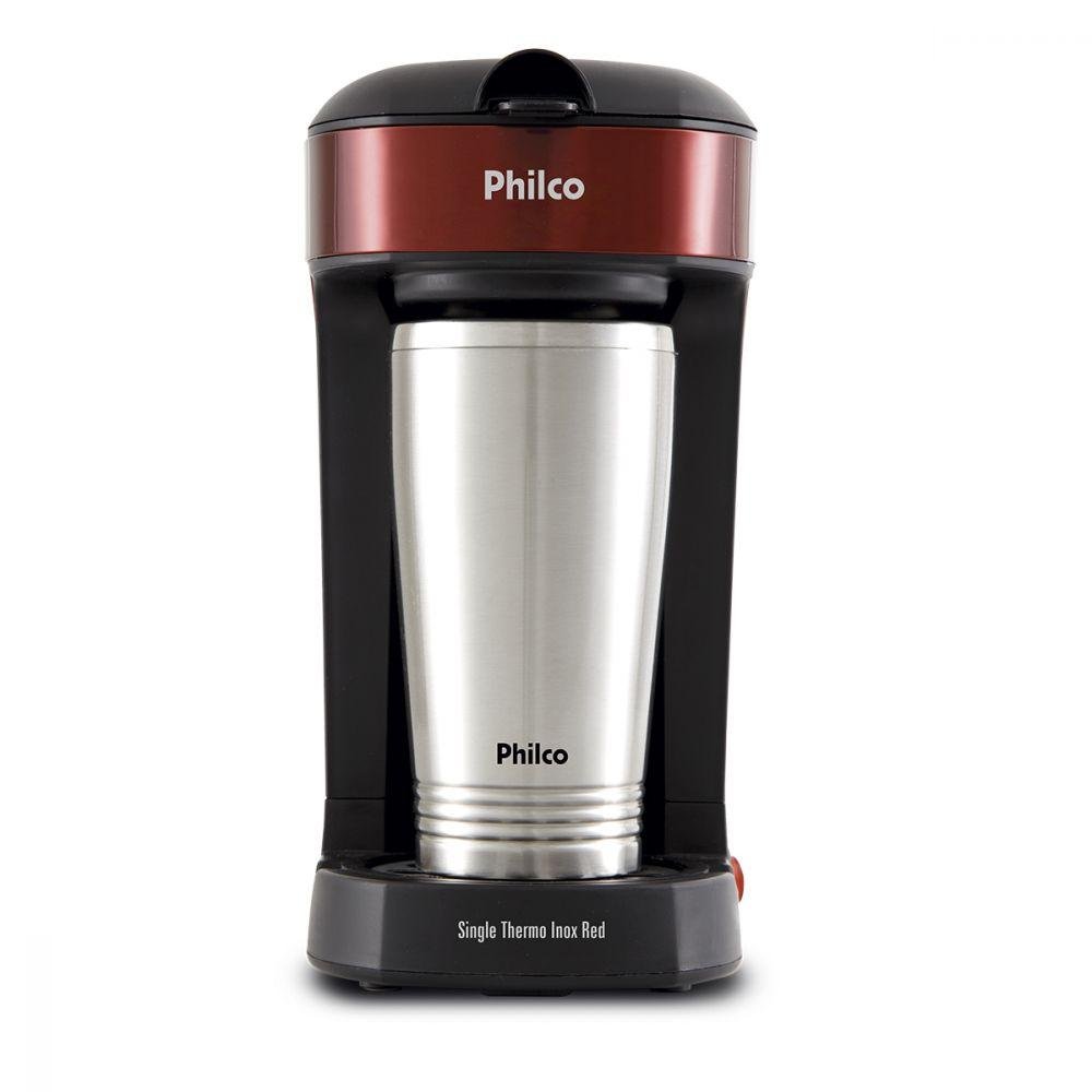 Cafeteira Single Thermo Inox Red Philco PCF21 220V | MadeiraMadeira