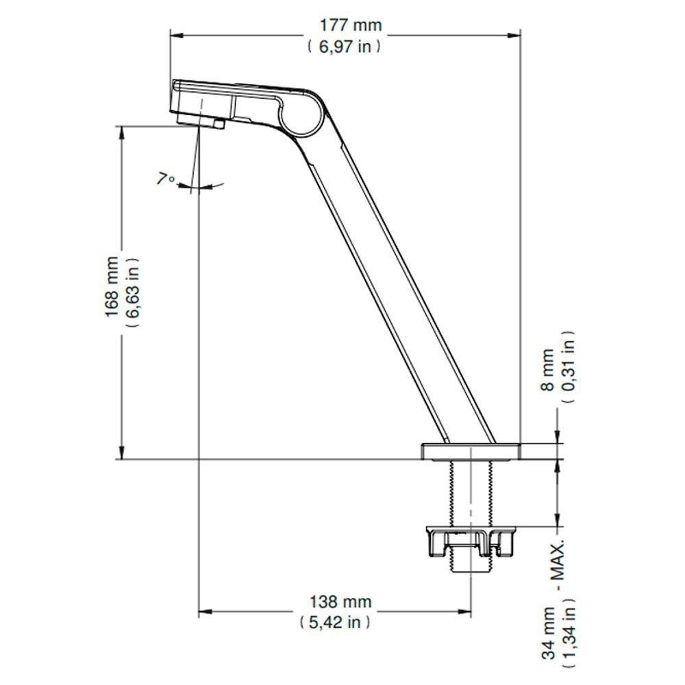 Torneira Docol Stillo 820206 de Bancada Cromada | MadeiraMadeira