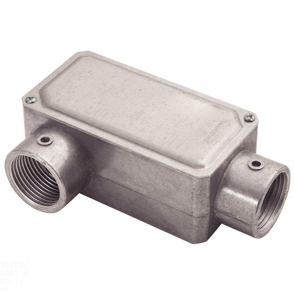 Condulete Fixo 1" Tipo "lr" - com Tampa / Rosca Bsp / sem Pintura ...