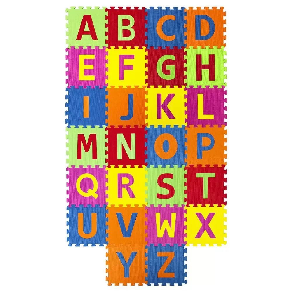 Tapete Eva Alfabeto 26 Peças - 20x20cm - Ibel Ibel Eva | MadeiraMadeira