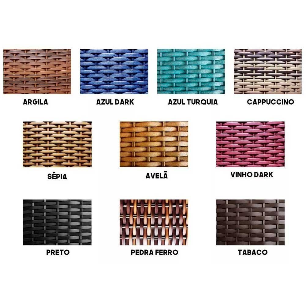 Chaise Meia Lua para Piscina Trama Original | MadeiraMadeira