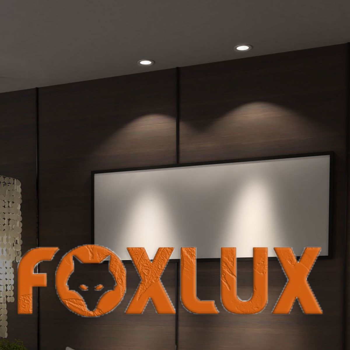 Kit 5 Luminaria Foxlux Spot Led 7W Redondo 6500K Bivolt | MadeiraMadeira