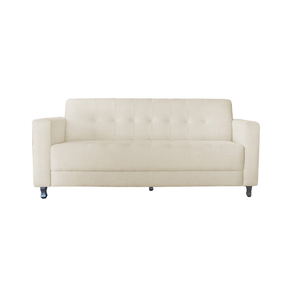 Sofa Elegance Suede Bege - AM Interiores | MadeiraMadeira