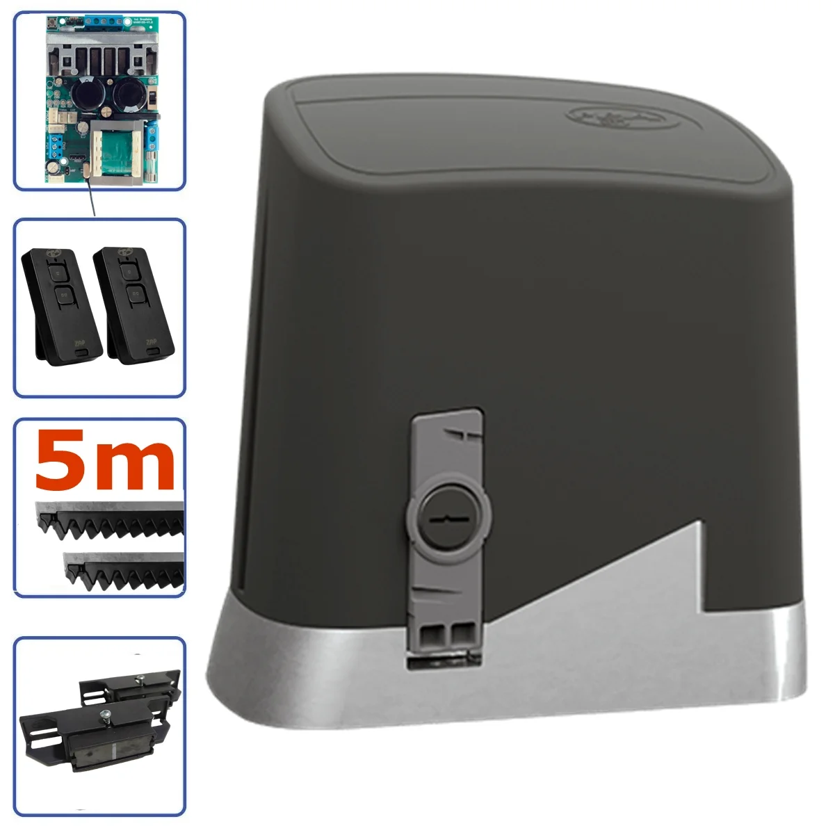 Kit Motor de Portão Eletrônico PPA DZ New Home KL 400Kg Jetflex ...