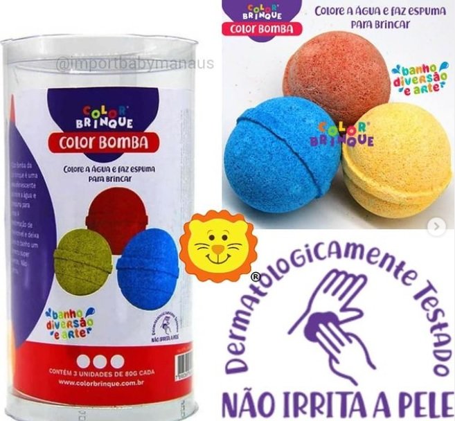 Color Bomba - Color Brinque - Colore a água e faz espuma para brincar ...