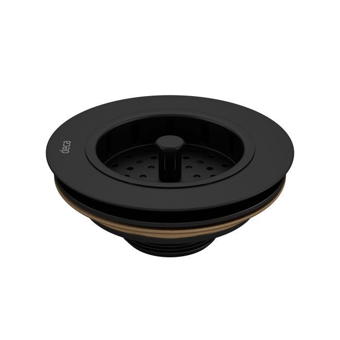 Válvula de Escoamento para Pia de Cozinha 4 1/2" Black Matte Deca Cod ...