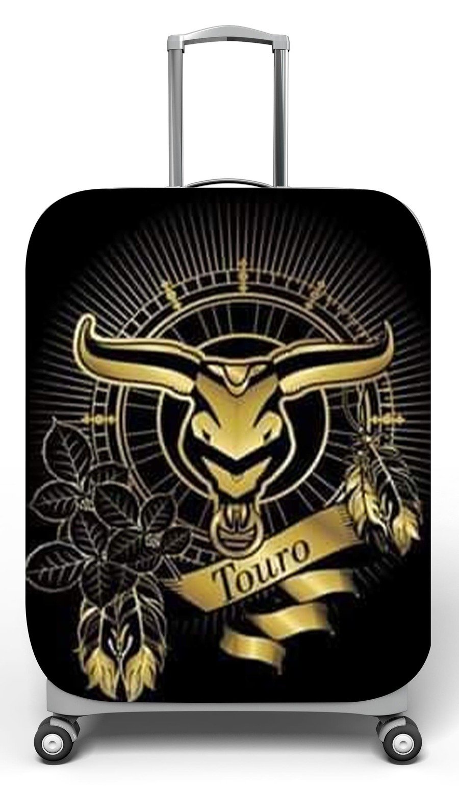 Capa para mala de viagem G, medidas max C48x A75 x P29cm Touro Preto e ...