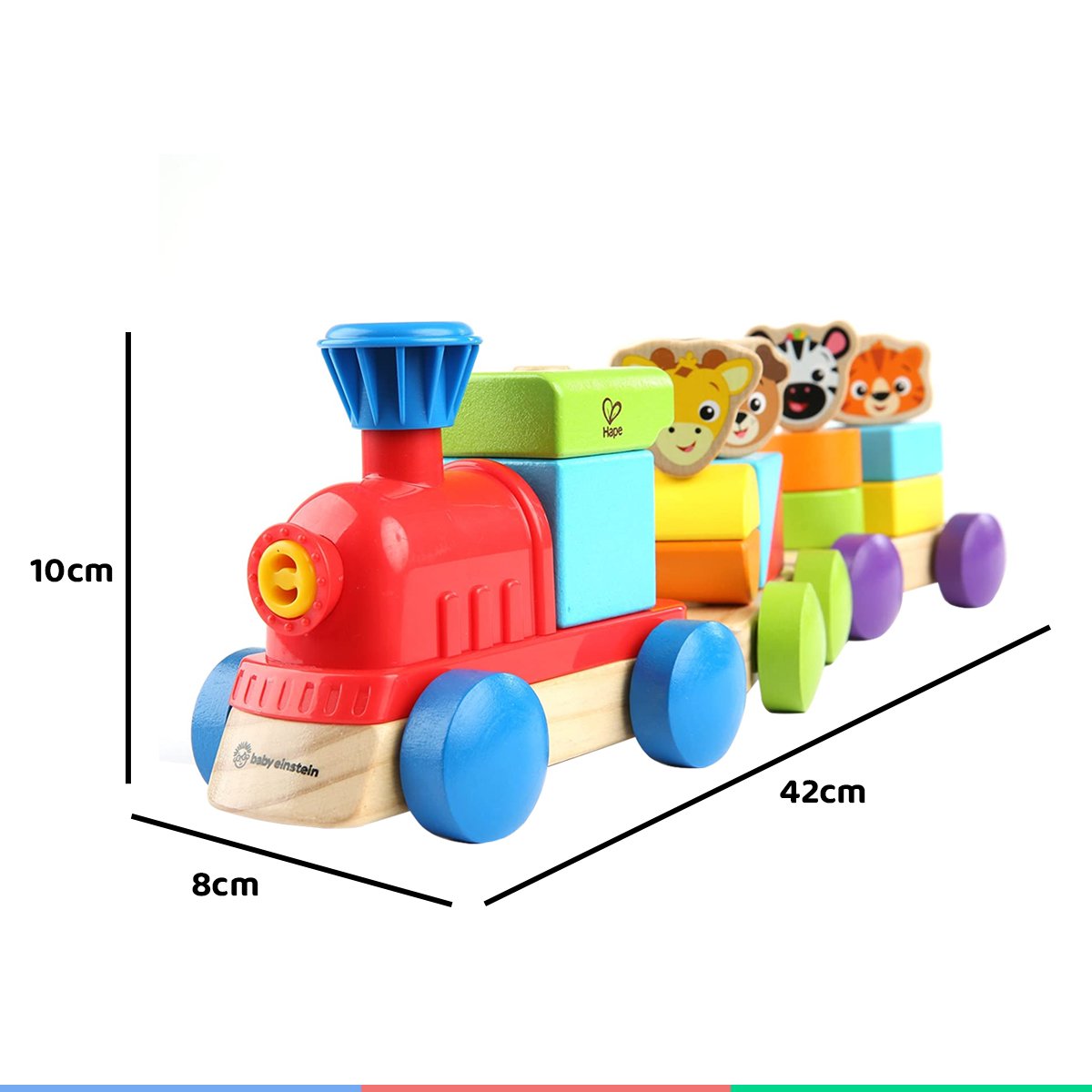 Brinquedo Infantil Trenzinho de Madeira Discovery Train Remontar ...