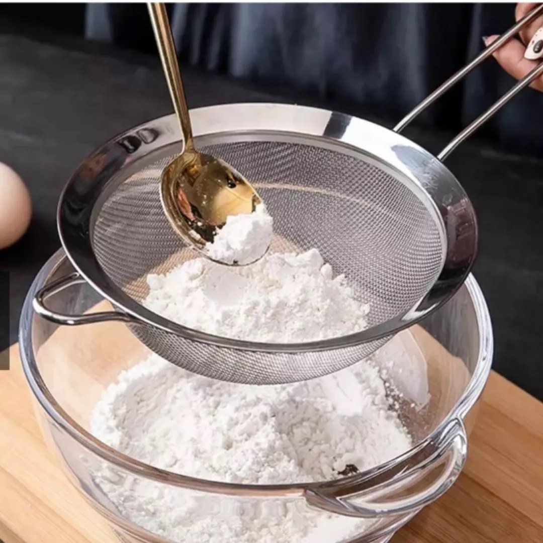 Kit Peneiras em aço inox 10, 12, 14 cm - Origina Line - Peneira Coador ...