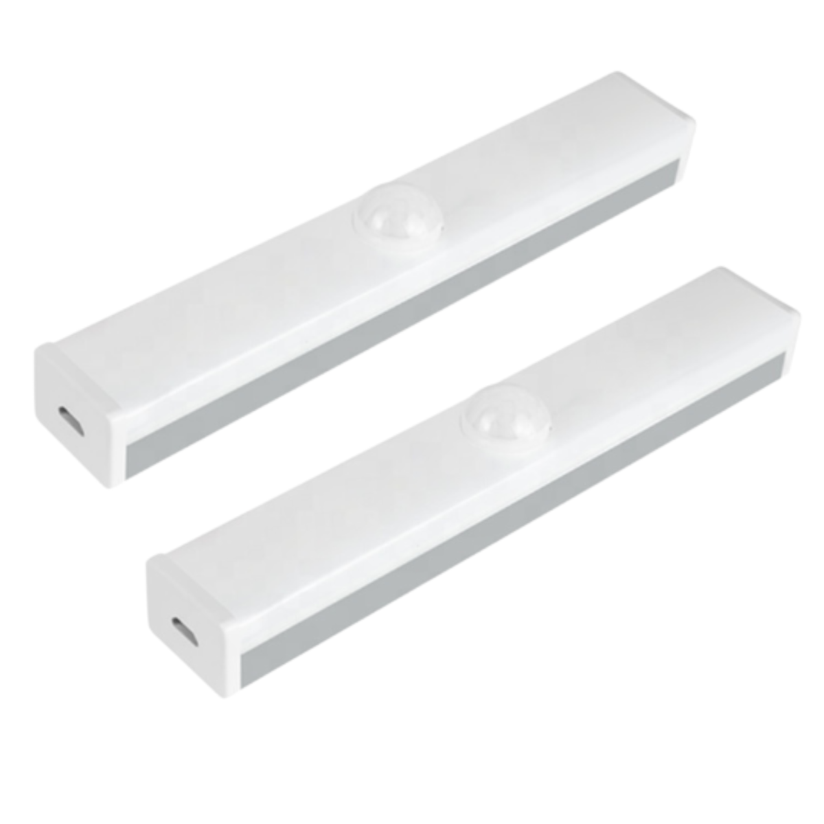 Kit 2 Luminárias Led 5W Barra 50Cm USB Sensor De Presença Movimento Luz ...