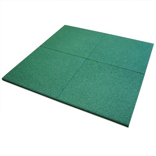 185 Placas de Piso Emborrachado Verde 50x50cm 25mm PLT PISOS ...