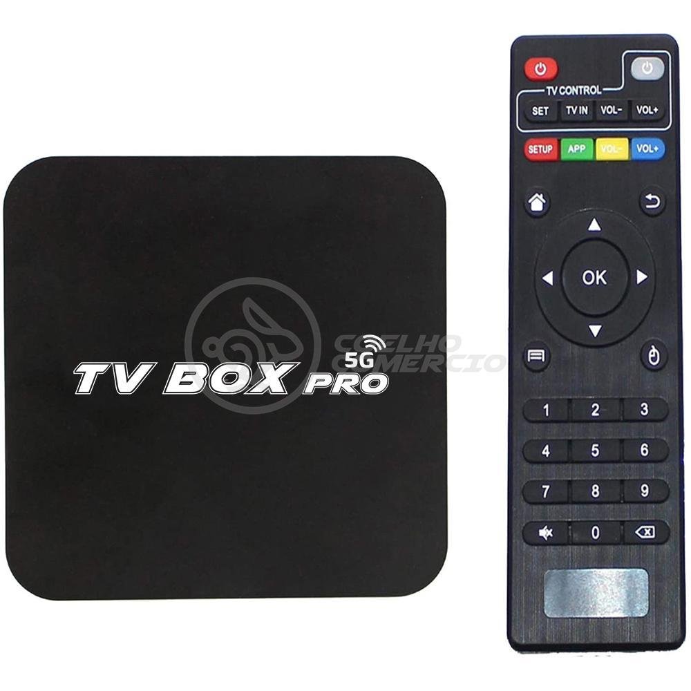 Tv Box Pro Aparelho Android 8Gb Ram + 128Gb Rom Full Hd 4K Wifi 5G ...