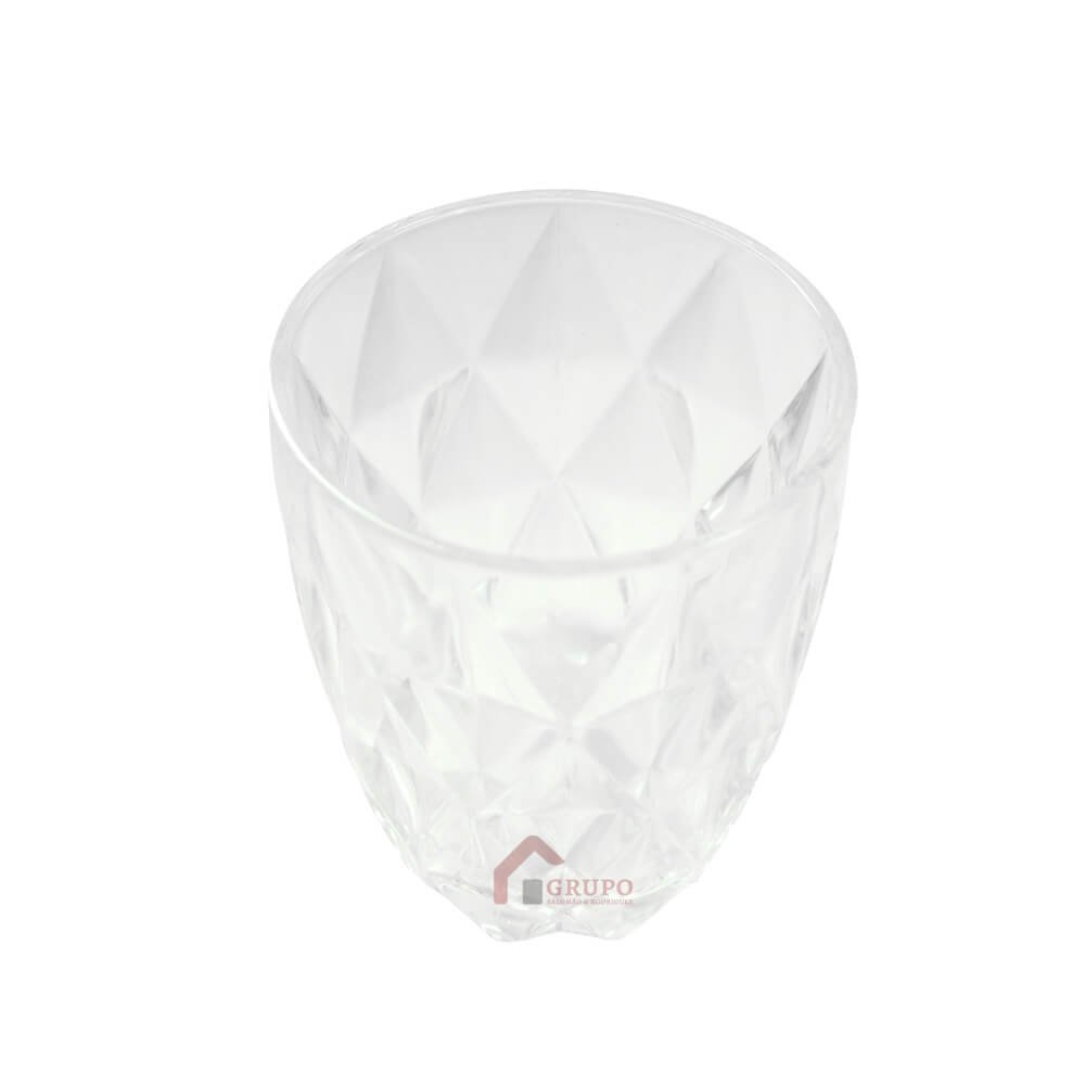 jogo De Copos Delicate Glassware Diamond 6 Peças 250ml - TRANSPARENTE ...
