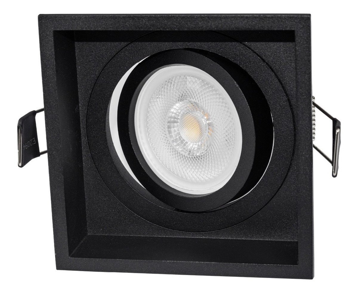 Spot Embutir Slim Frame Preto Ya002 Bella + LED AR70 ST2729 ...