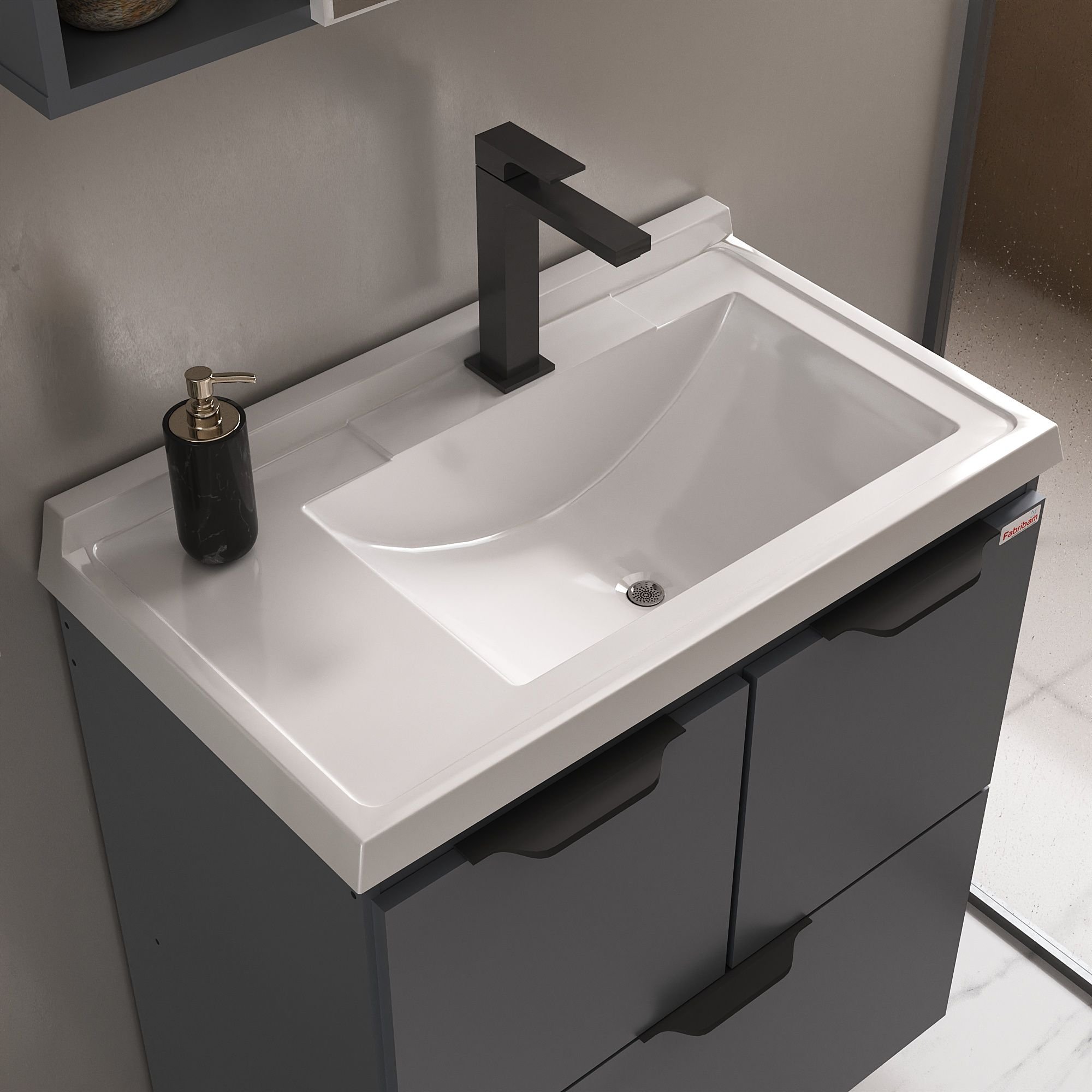 Lavatório Malbec 60cm- Fabribam | MadeiraMadeira