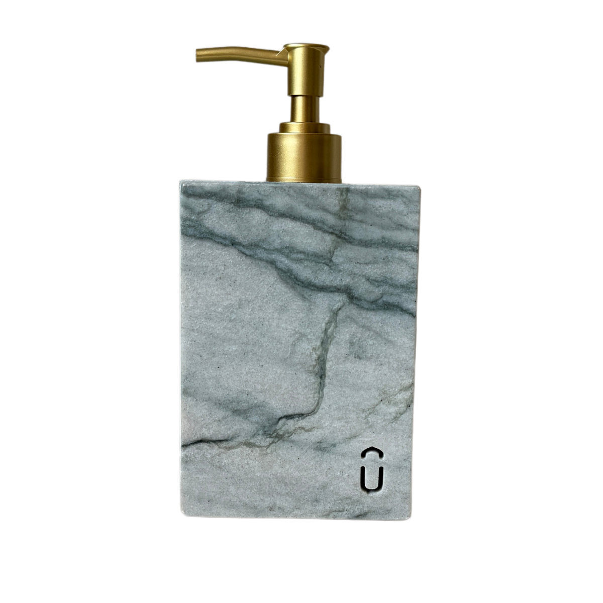 Dispenser Lavabo Quartzito Perla Grey Polido 13x9cm | MadeiraMadeira