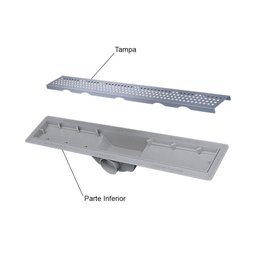 Ralo Inox Versata 60cm Tampa Perfurada | MadeiraMadeira