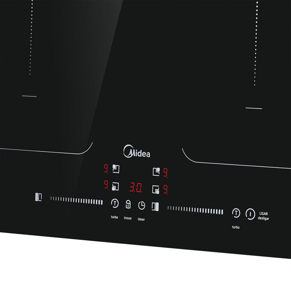 Cooktop de Indução Midea Dual Freezone 4 Bocas Cfbd42 - 200v ...