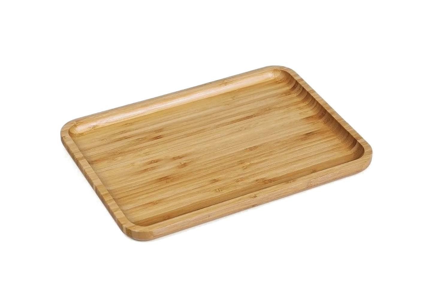 Bandeja de Bambu Retangular 30x20cm LEAO PRIMO | MadeiraMadeira