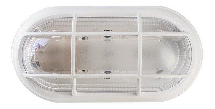 Kit C/ 9 Luminárias Tartaruga Externa Com Grade e-27 Branca | MadeiraMadeira