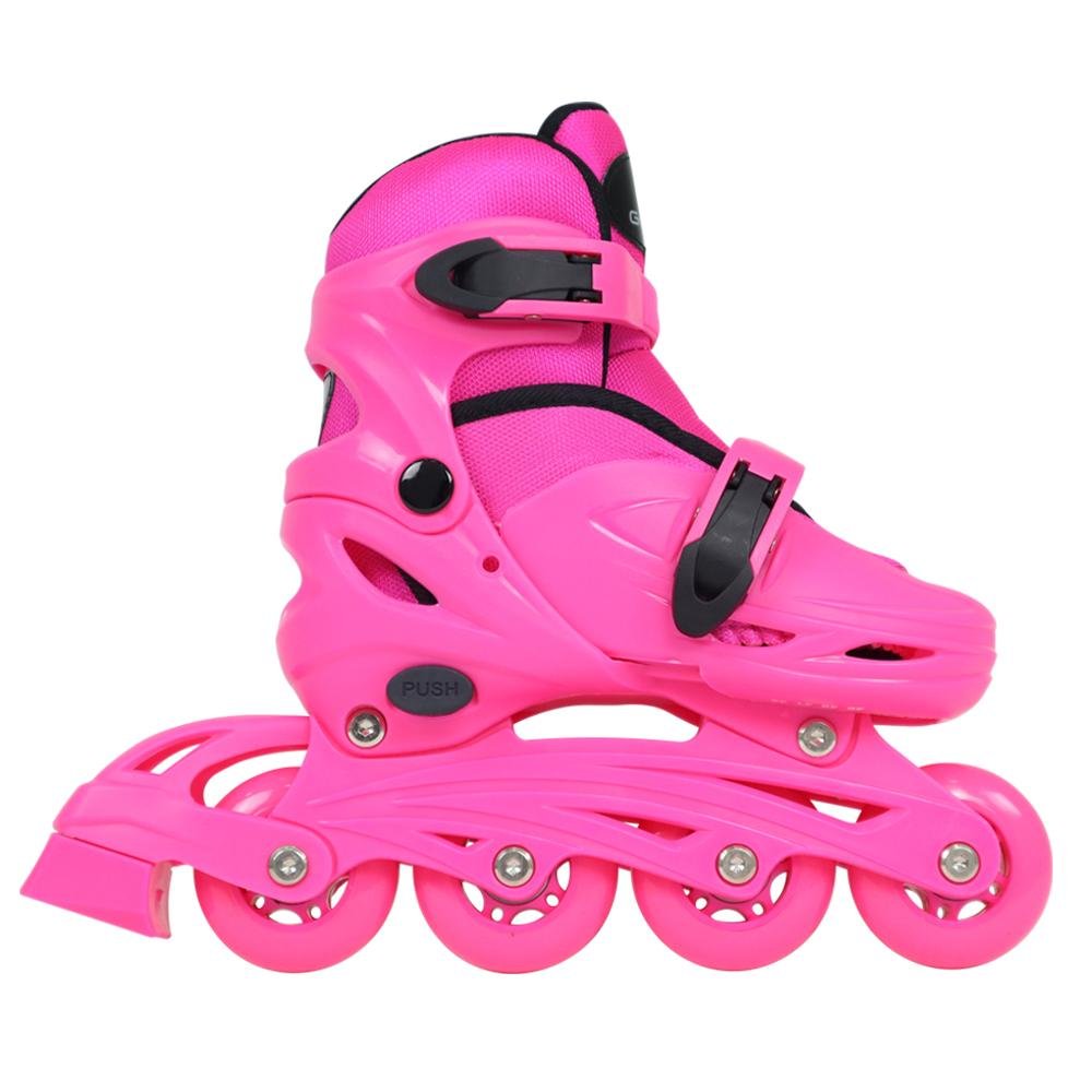 Patins Gonew Inline Rolamento 608zz Basic Exclusivo - 37/40 - Rosa ...