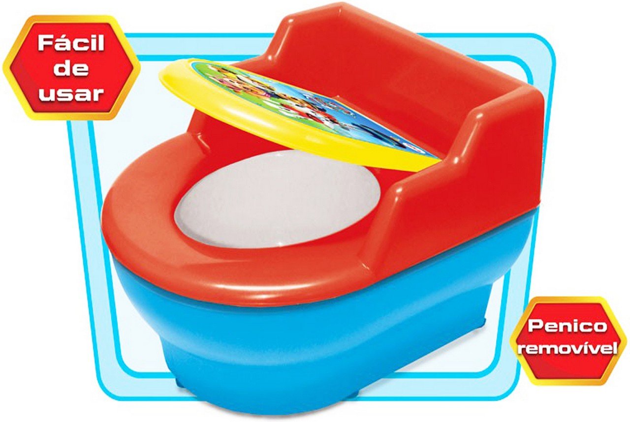 Troninho Infantil Penico Para Bebê Meninos Desfralde Vaso Sanitário Com ...