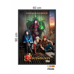 Quadro Pôster Série Descendants 1 60x90 | MadeiraMadeira