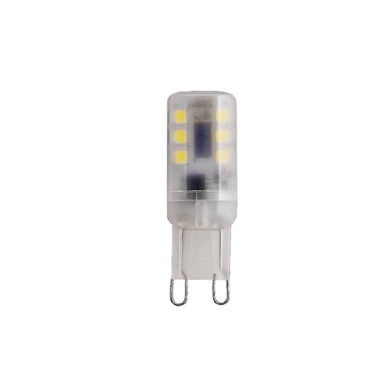 Kit com 10 Lâmpadas Led Pin G9 2w Biv 7200k Branco Frio - Lumanti | MadeiraMadeira