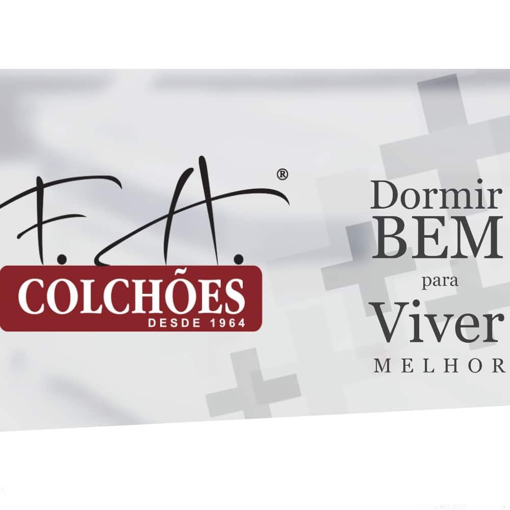 Colchão Solteiro F.A. Colchões Siesta D26 Espuma F.A 88x188x14cm ...