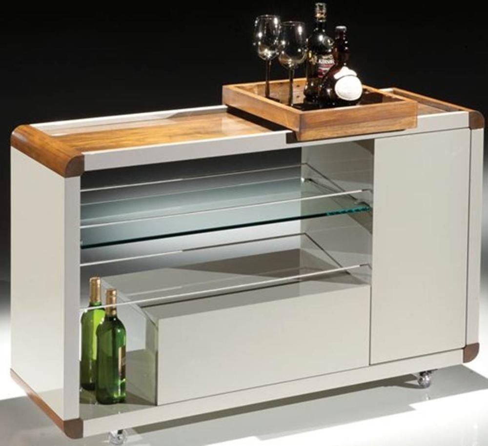 Carrinho Bar Zoe Laca Off White Brilho com Demolicao - 32470 ...