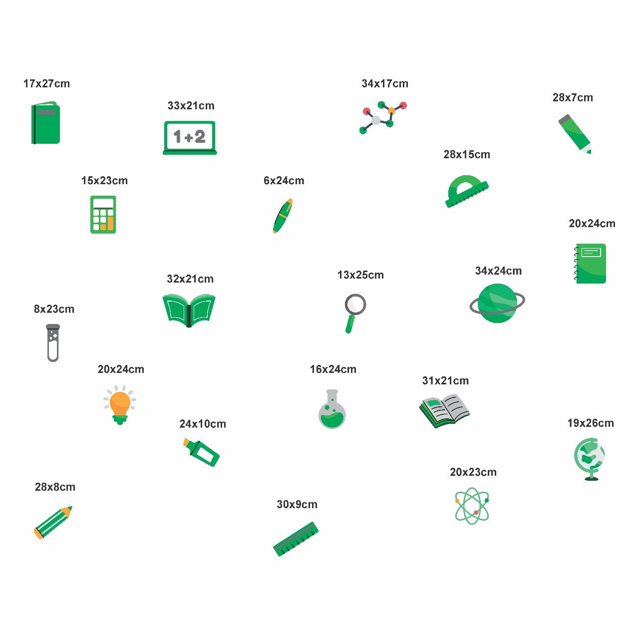 Adesivo de Parede Infantil Escolar | MadeiraMadeira